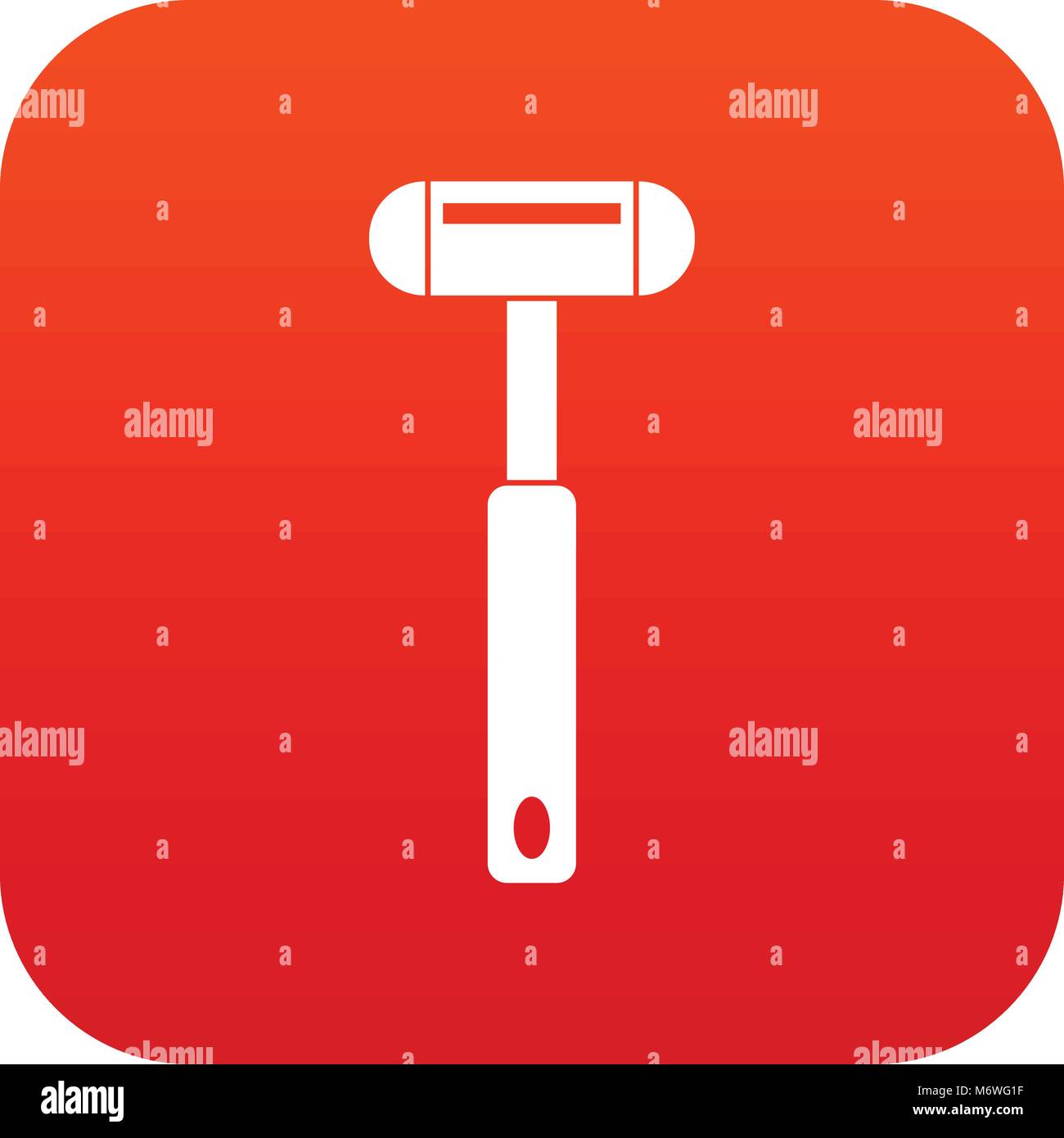 Reflex hammer icon digital red Stock Vector Image & Art - Alamy