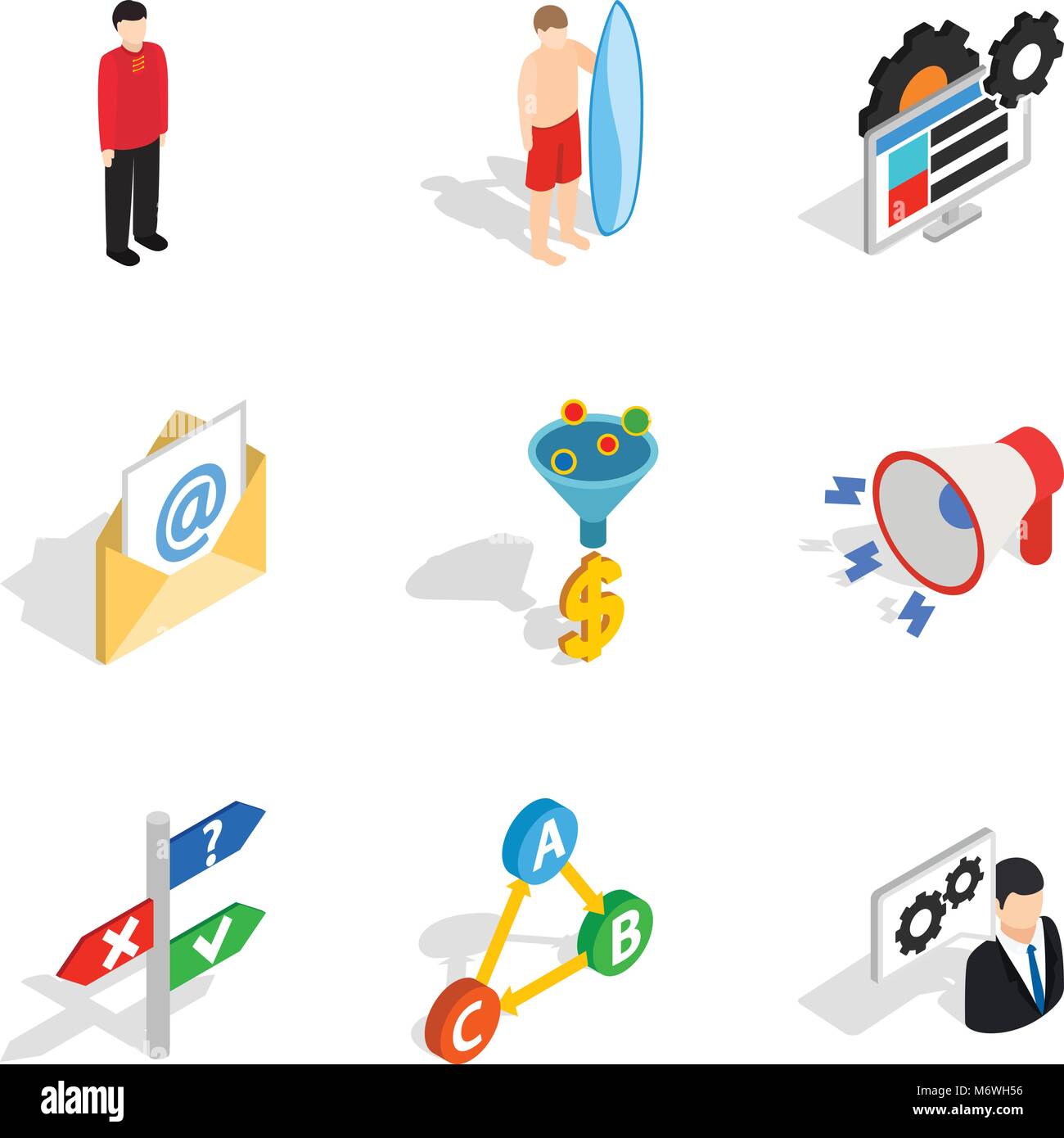 Technical personnel Stock Vector Images - Alamy