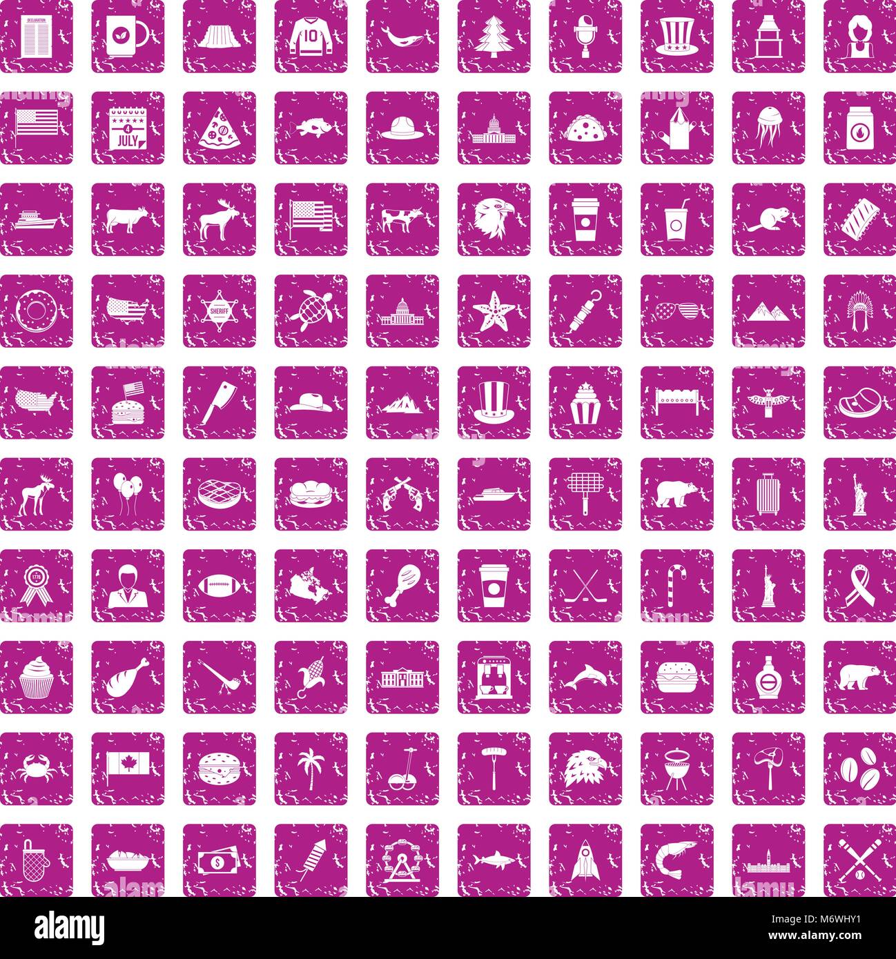 North america map pink Stock Vector Images - Alamy