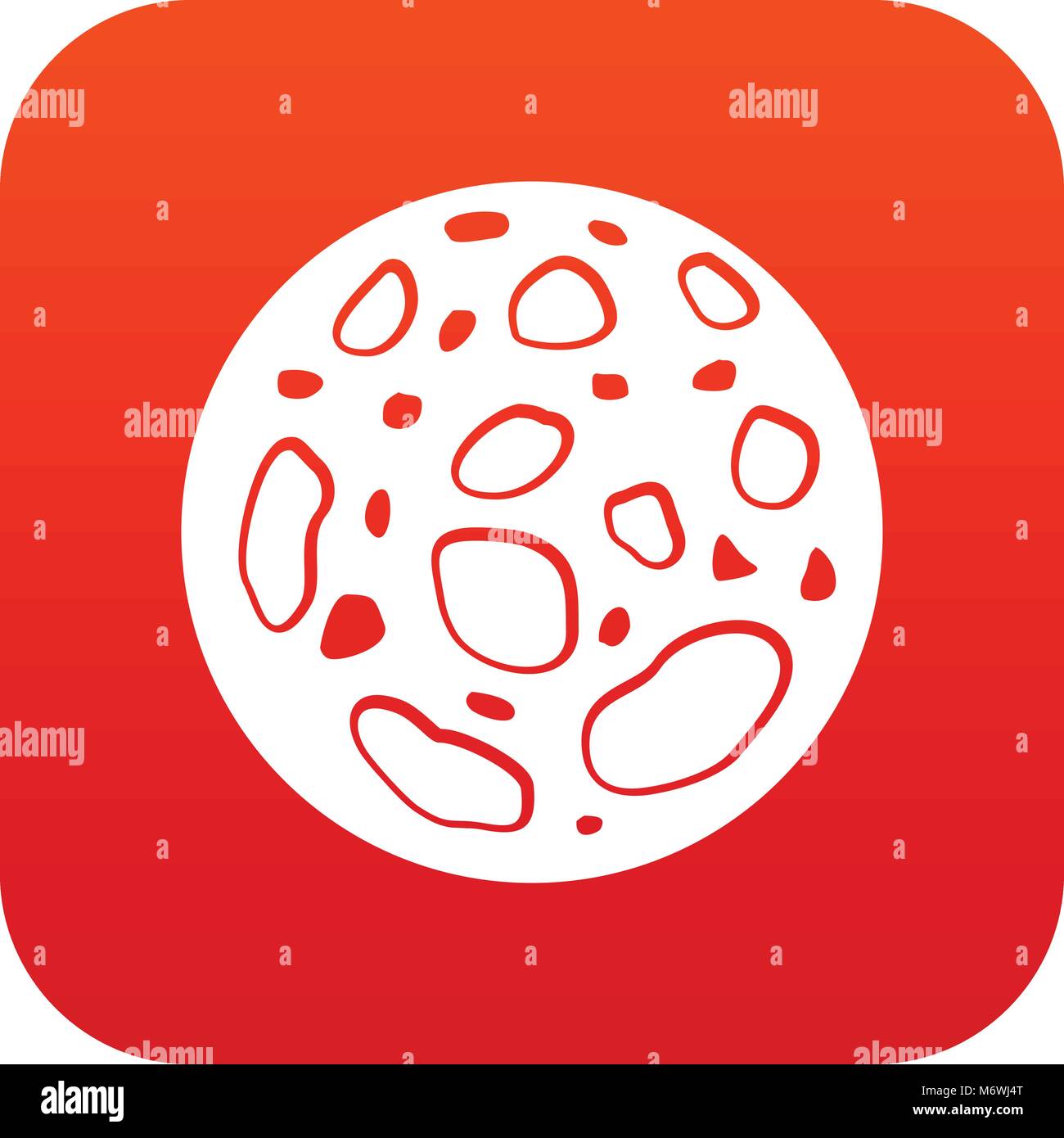 Dead planet icon digital red Stock Vector Image & Art - Alamy