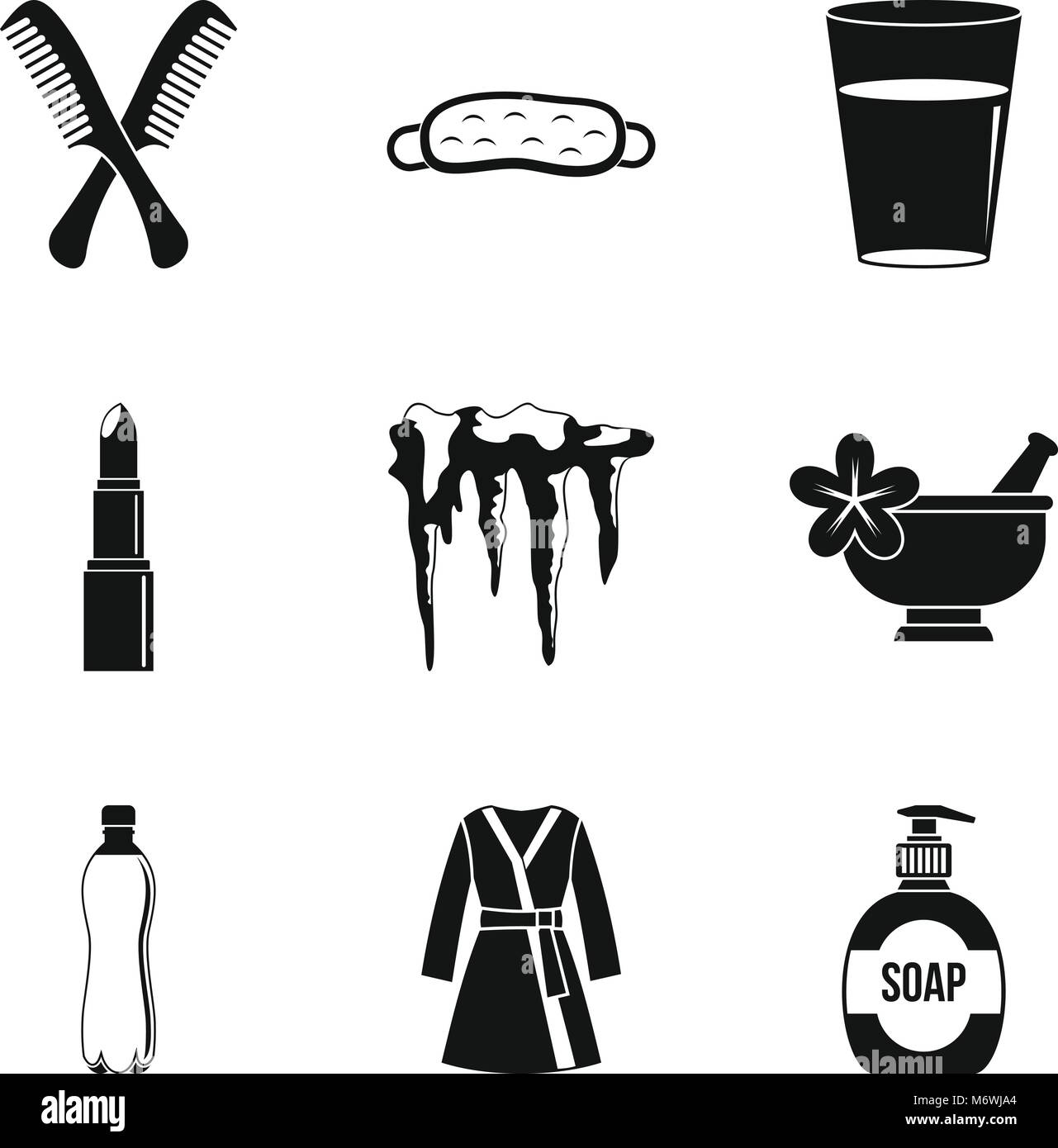 Hygiene icons set, simple style Stock Vector Image & Art - Alamy