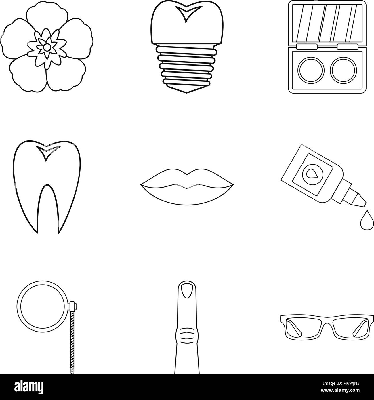 Aromatic oil collection Stock Vector Images - Alamy