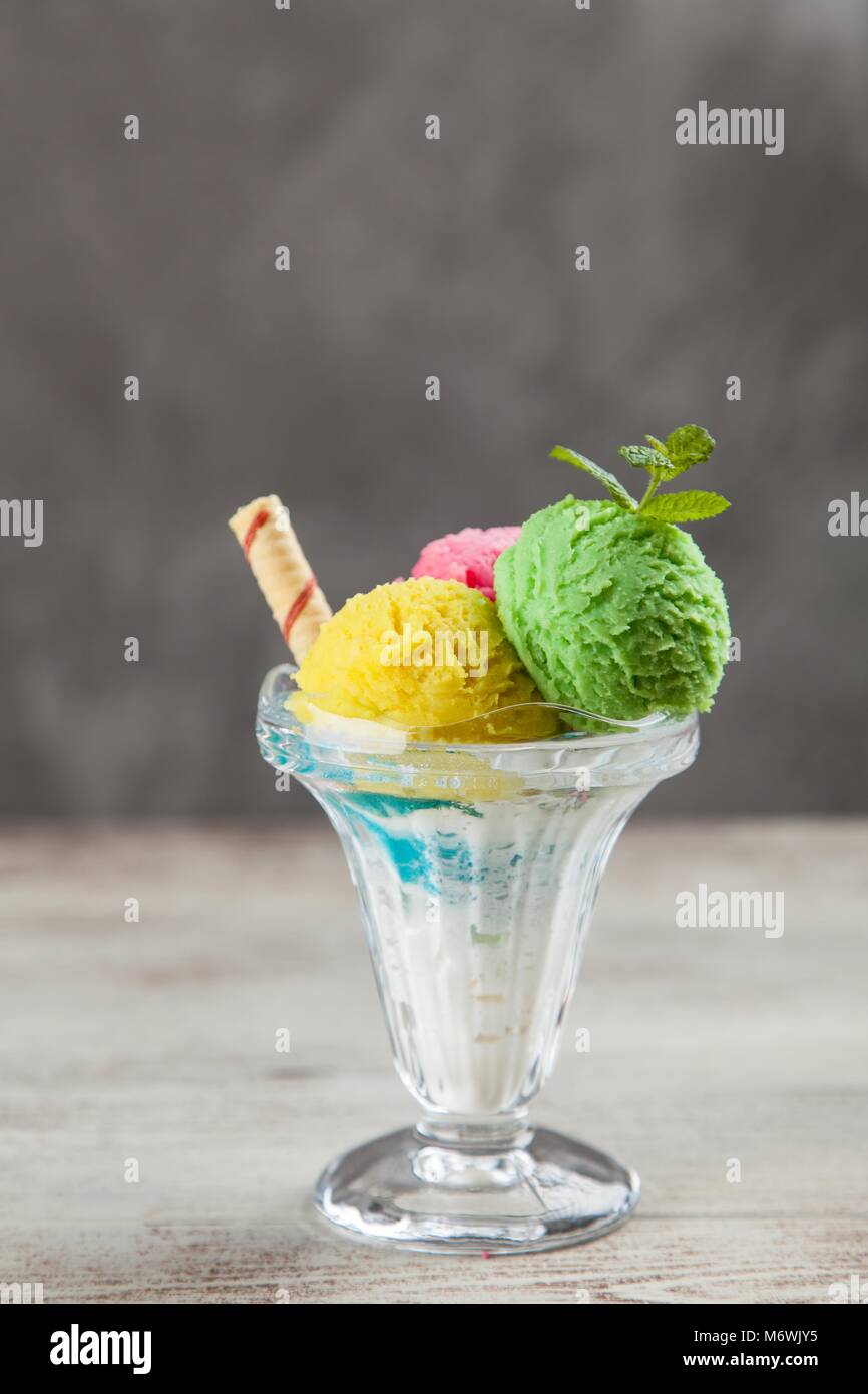 Ice cream vase Stock Photo - Alamy