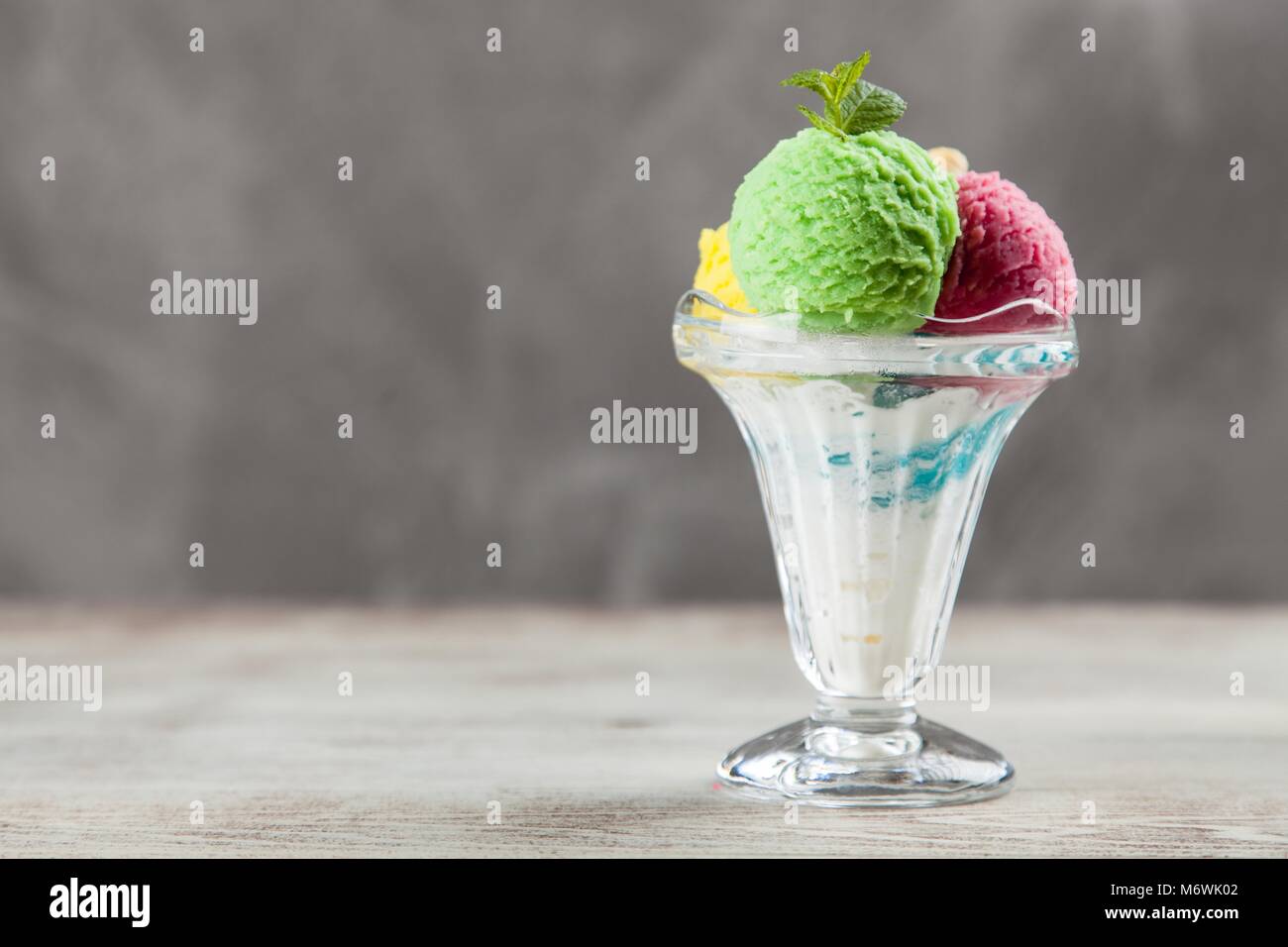 Ice cream vase Stock Photo - Alamy