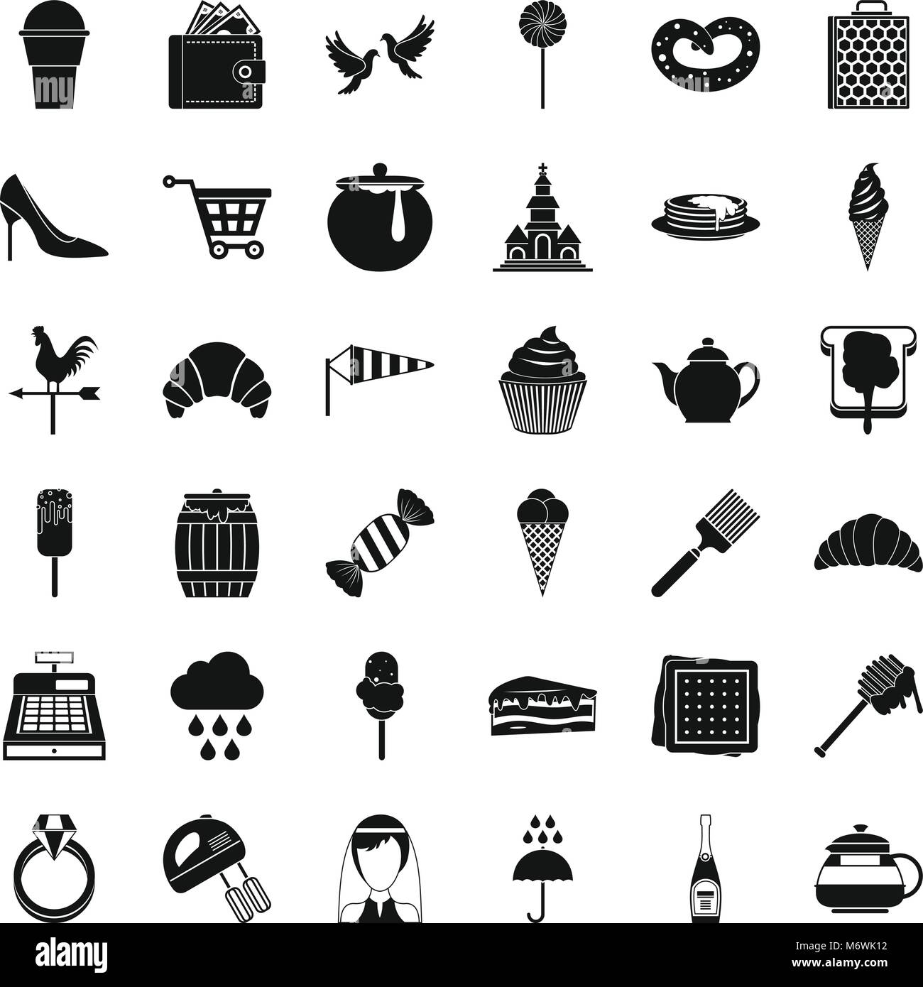 Confectionery production chocolate cake Stock Vector Images - Alamy