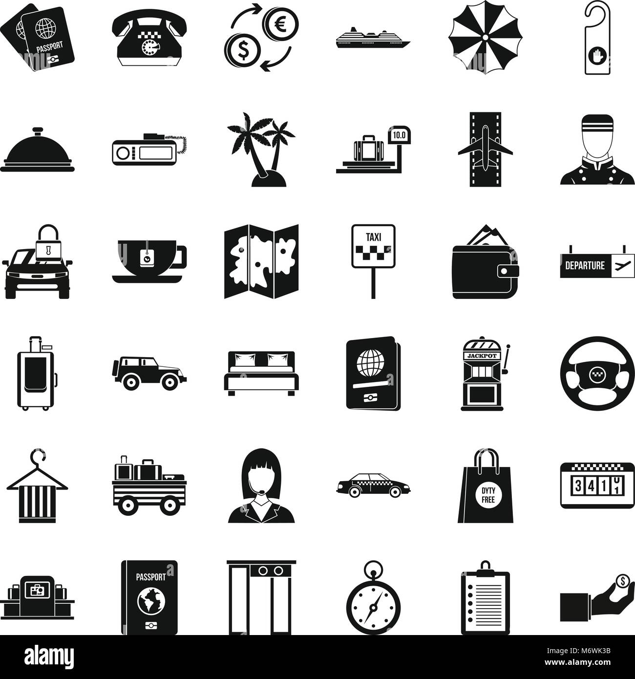 Profitable icons set, simple style Stock Vector Image & Art - Alamy