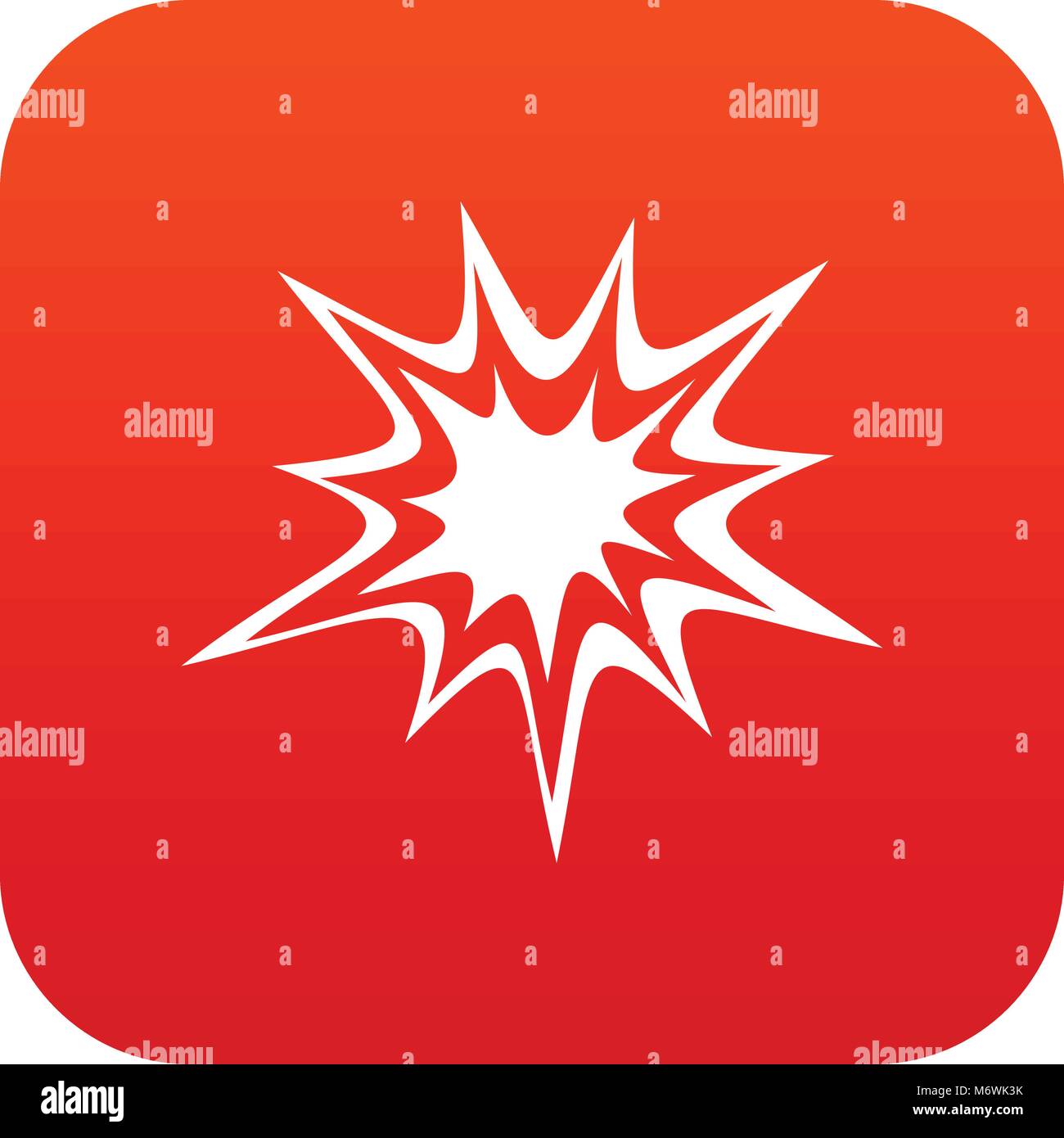 Heavy explosion icon digital red Stock Vector Image & Art - Alamy