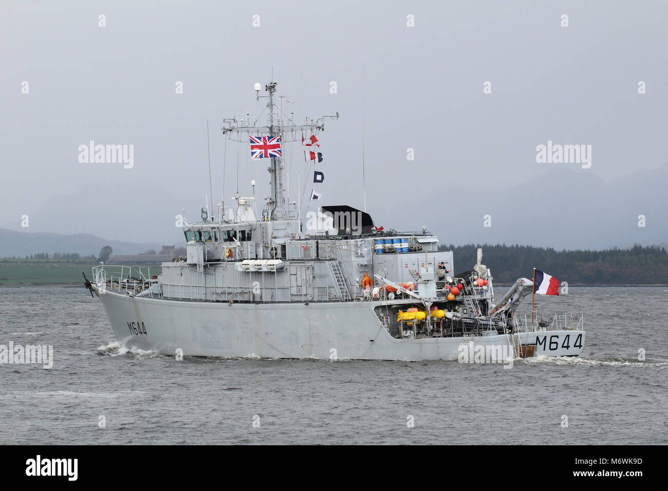 FS Pegase (M644), an Eridan-class (Tripartite) minehunter operated by ...