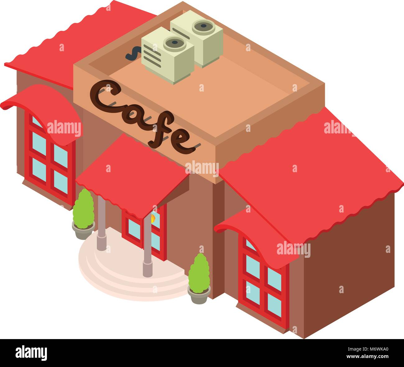 Cafe icon, isometric style Stock Vector Image & Art - Alamy
