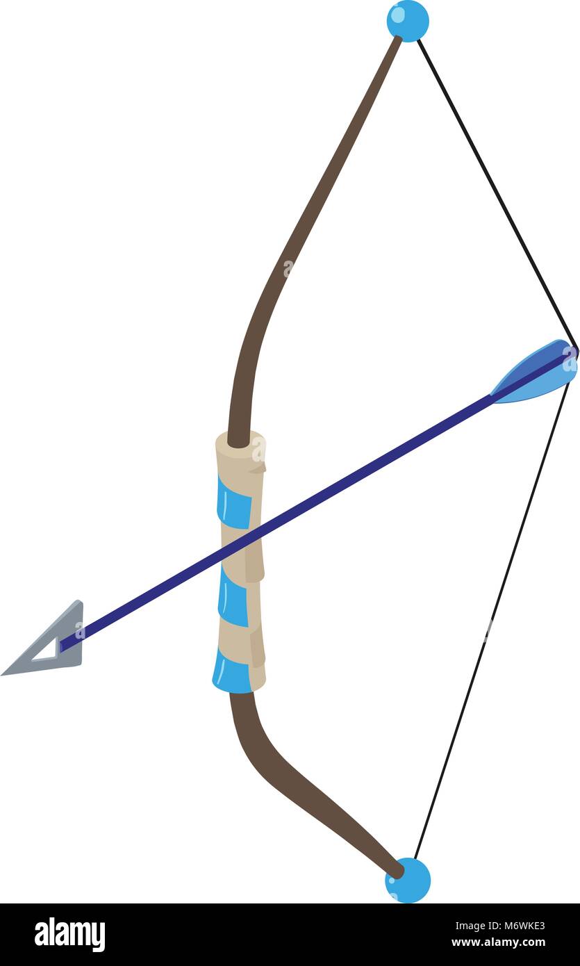 Archery game icon, isometric style Stock Vector Image & Art - Alamy