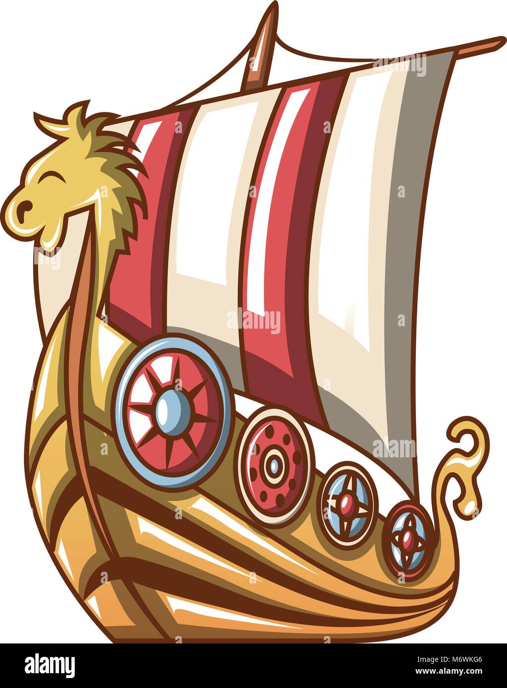 Marine warship icon cartoon Stock Vector Images - Alamy