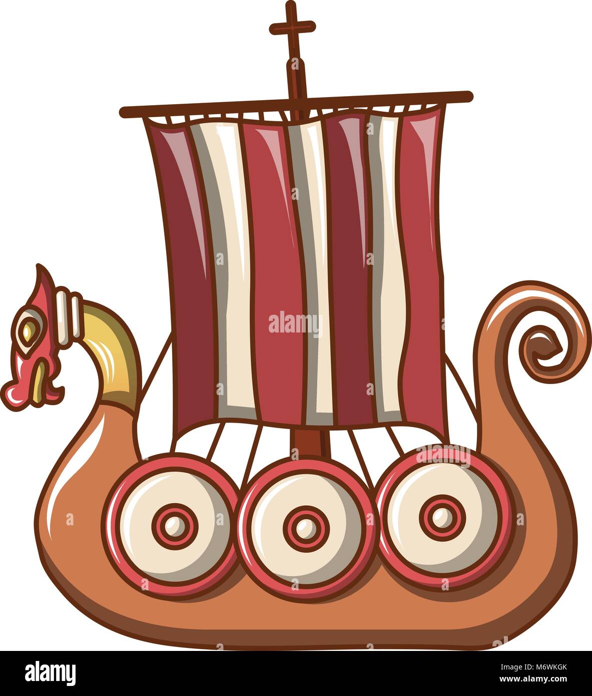 Small ship icon, cartoon style Stock Vector Image & Art - Alamy