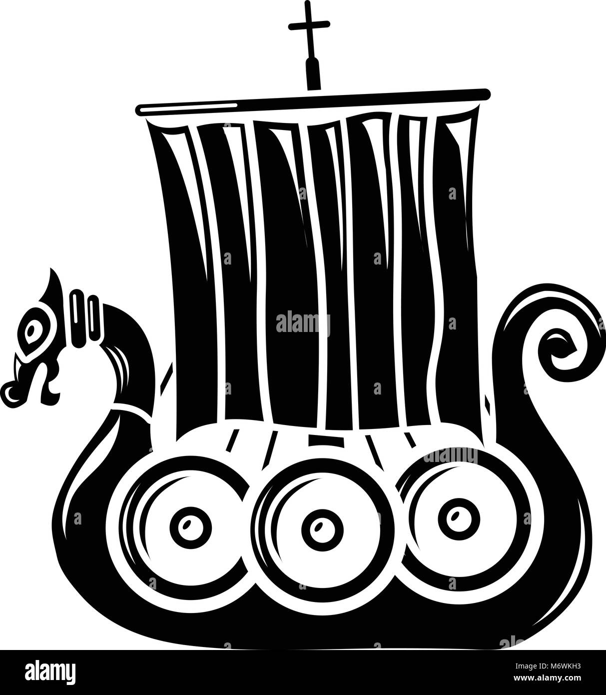 Small ship icon, simple style Stock Vector Image & Art - Alamy