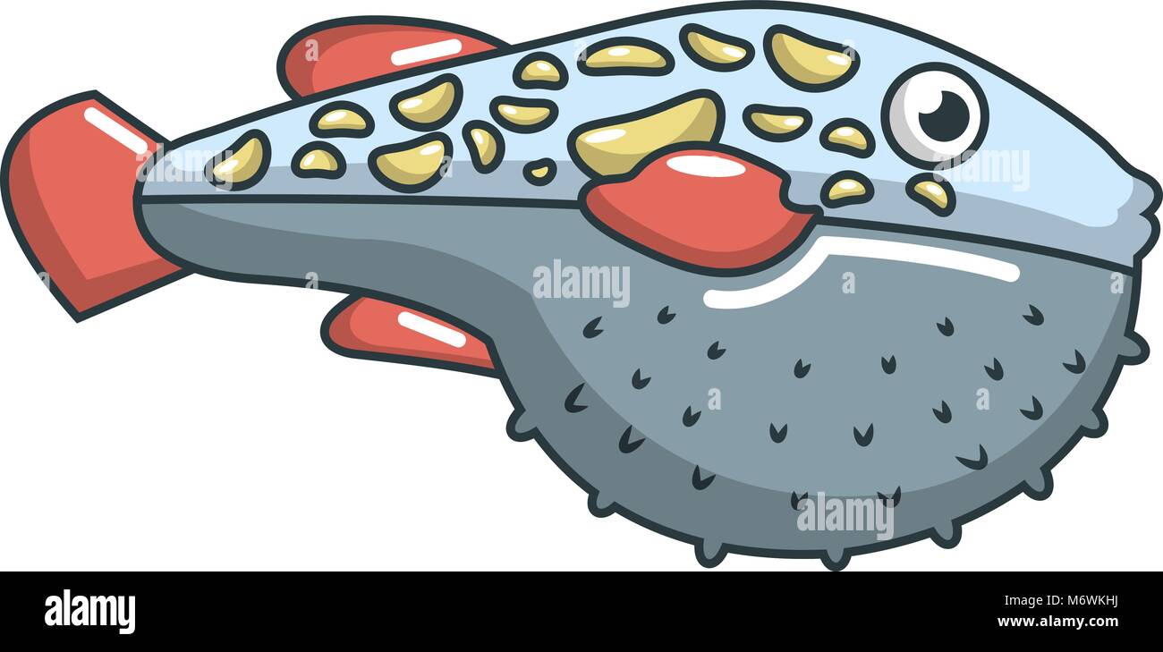 Poison fish icon, cartoon style Stock Vector Image & Art - Alamy