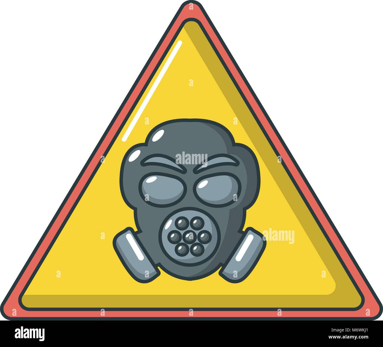 Gas mask icon, cartoon style Stock Vector Image & Art - Alamy
