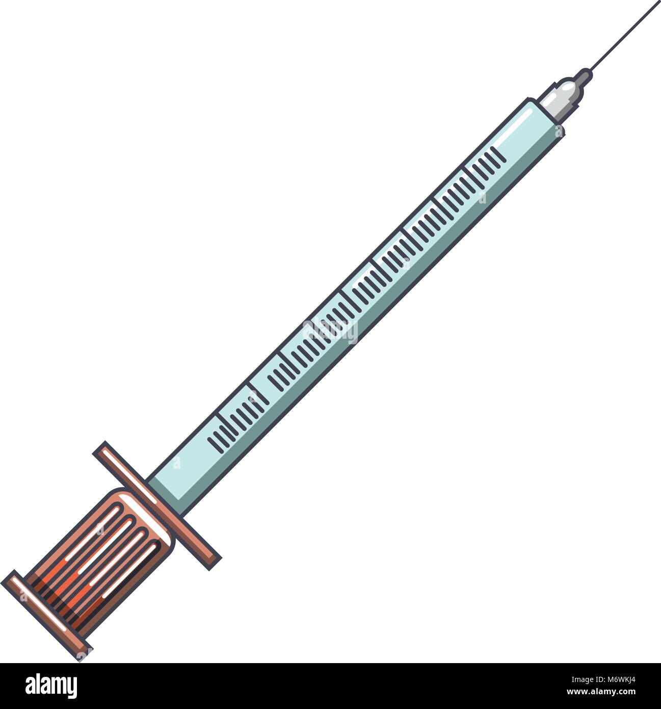 Syringe icon, cartoon style Stock Vector Image & Art - Alamy