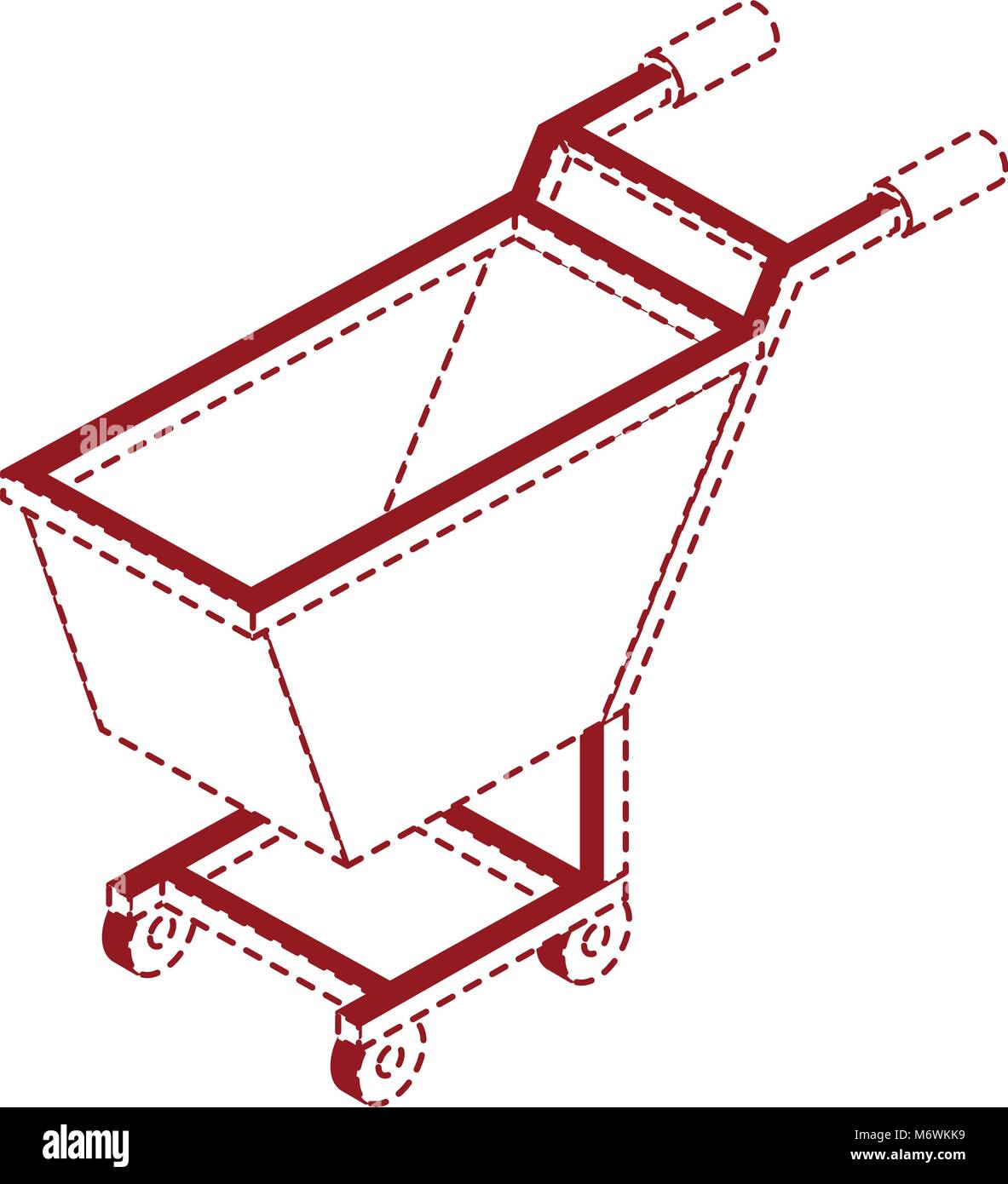 shopping cart isometric icon Stock Vector Image & Art - Alamy