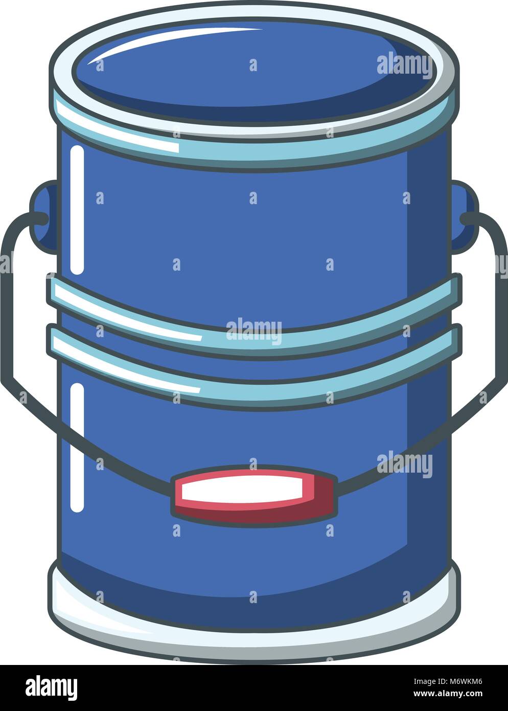 Cylinder bucket icon, cartoon style Stock Vector Image & Art - Alamy