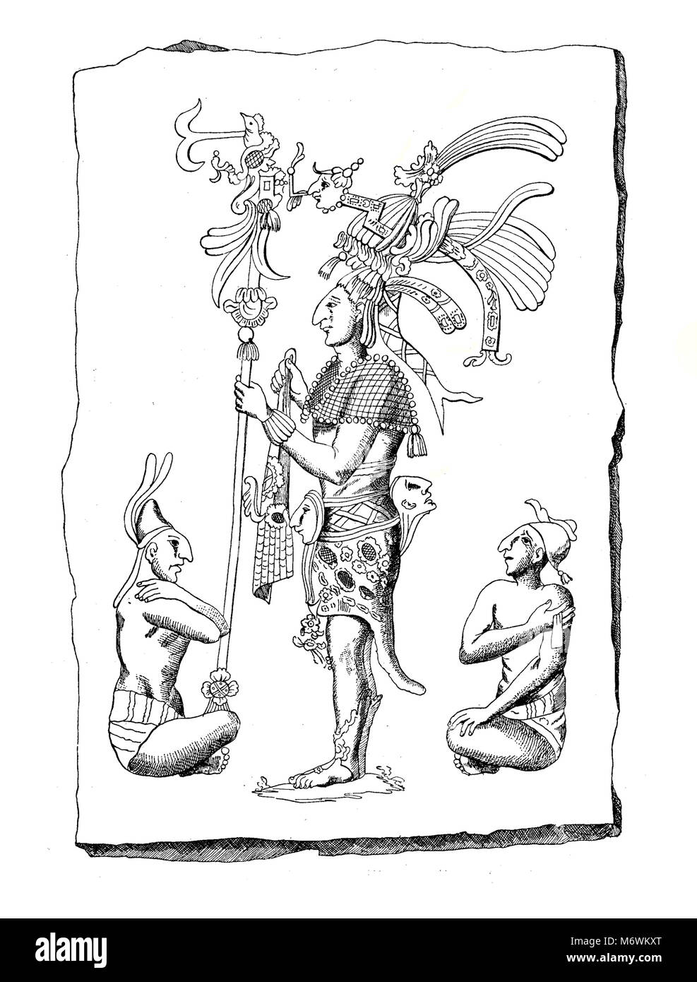 Aztec drawing hi-res stock photography and images - Alamy