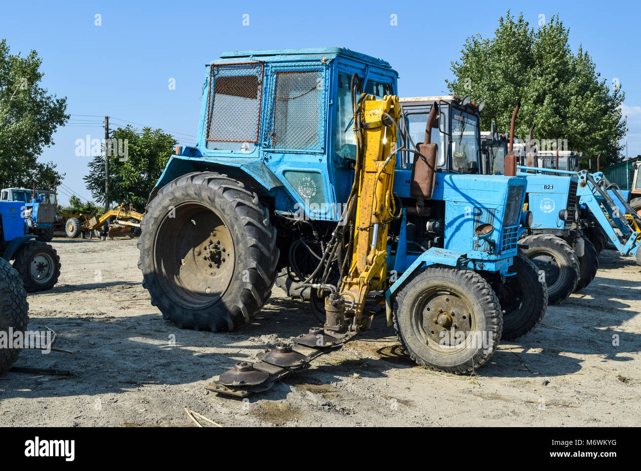 Tractor. Agricultural machinery Stock Photo - Alamy