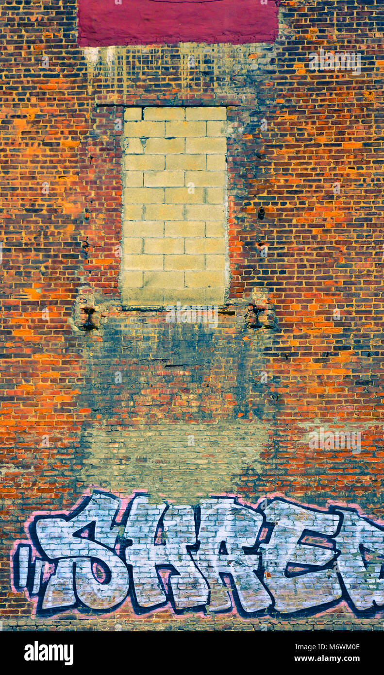 Bricked up Window Stock Photo - Alamy
