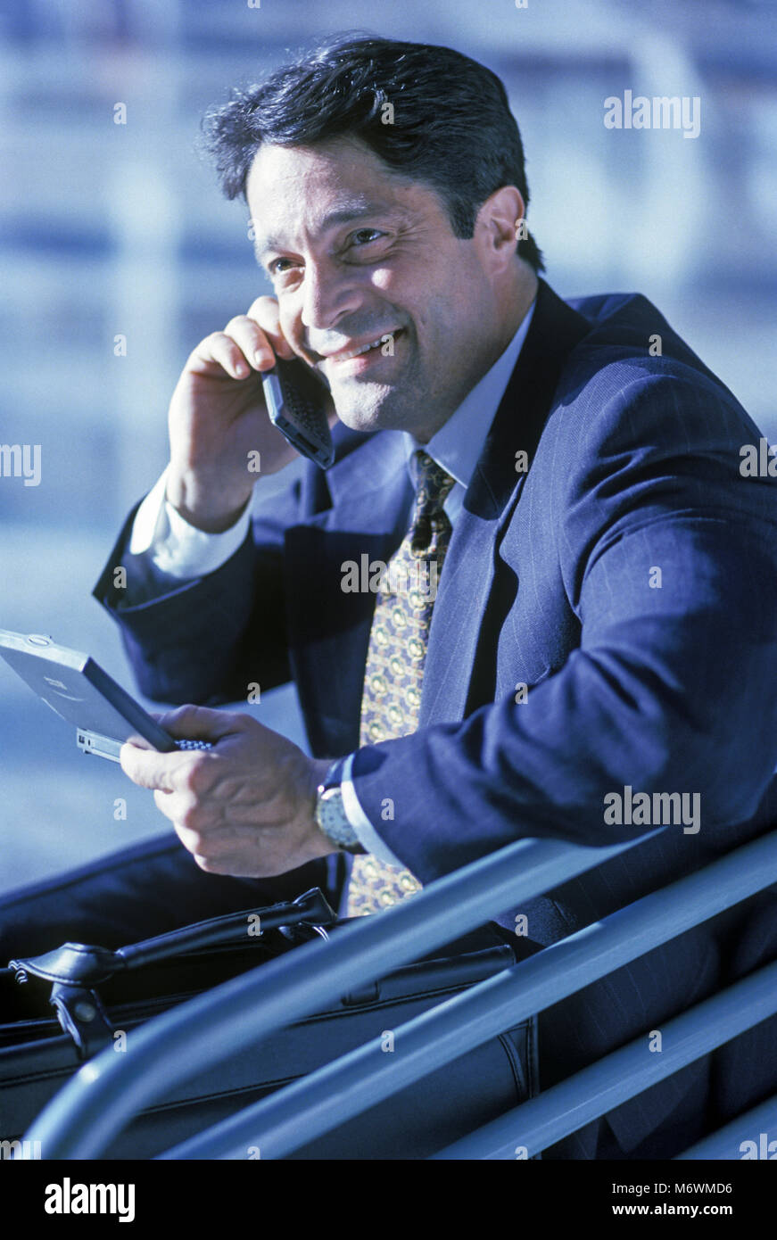 1998 HISTORICAL PORTRAIT CAUCASIAN MALE MIDDLE AGED BUSINESS MAN WITH ...