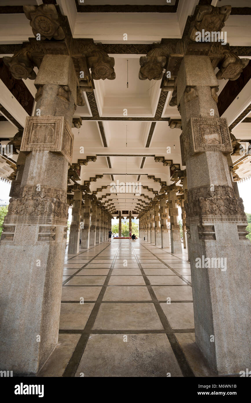 Vertical view of the Independence Memorial Hall in Colombo, Sri Lanka ...