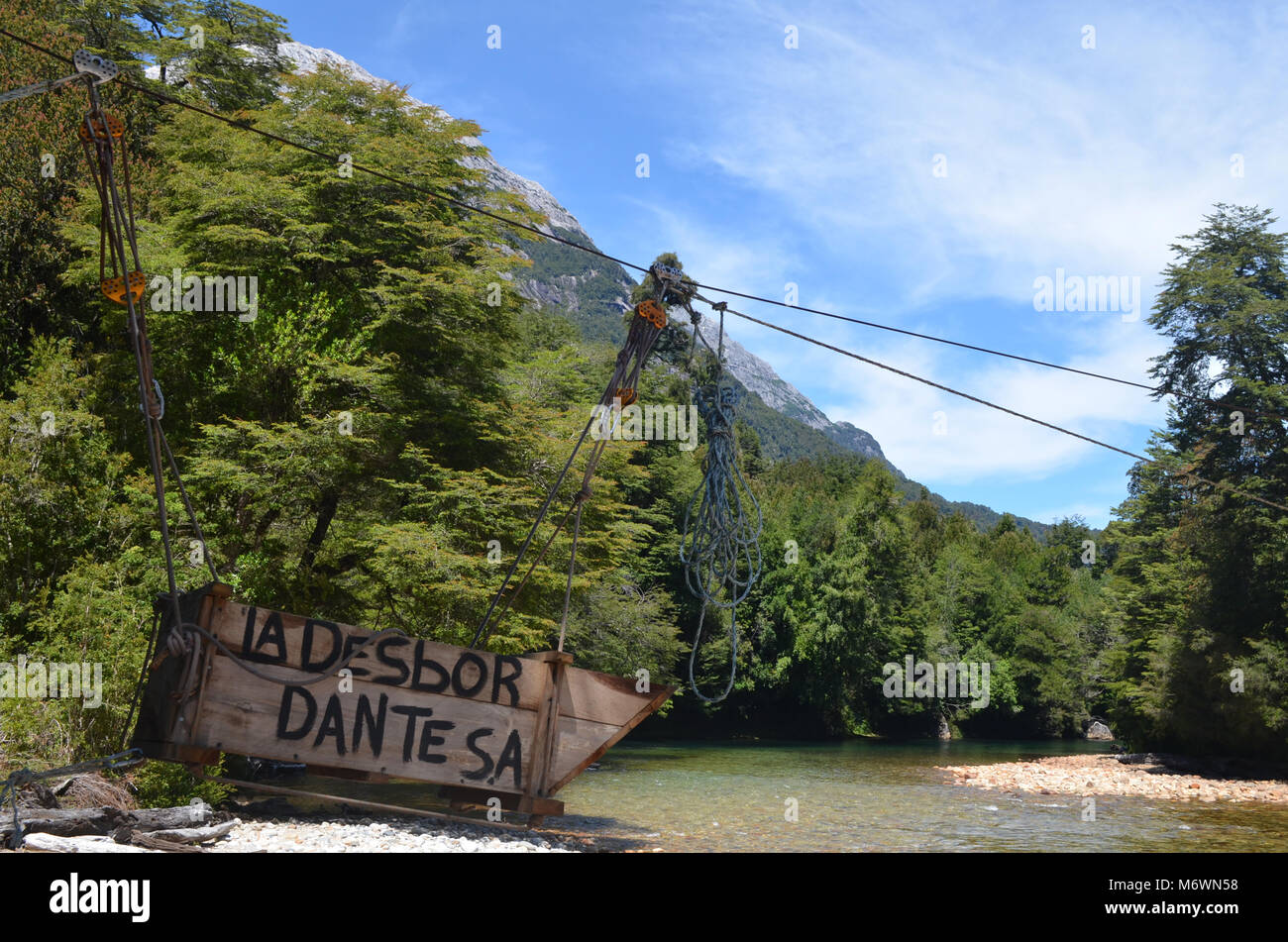 La Junta river in the Cochamó Valley, Lakes Region of Southern Chile ...