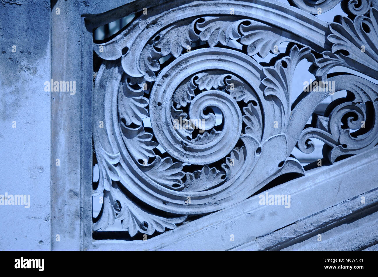 Old scroll detail hi-res stock photography and images - Alamy