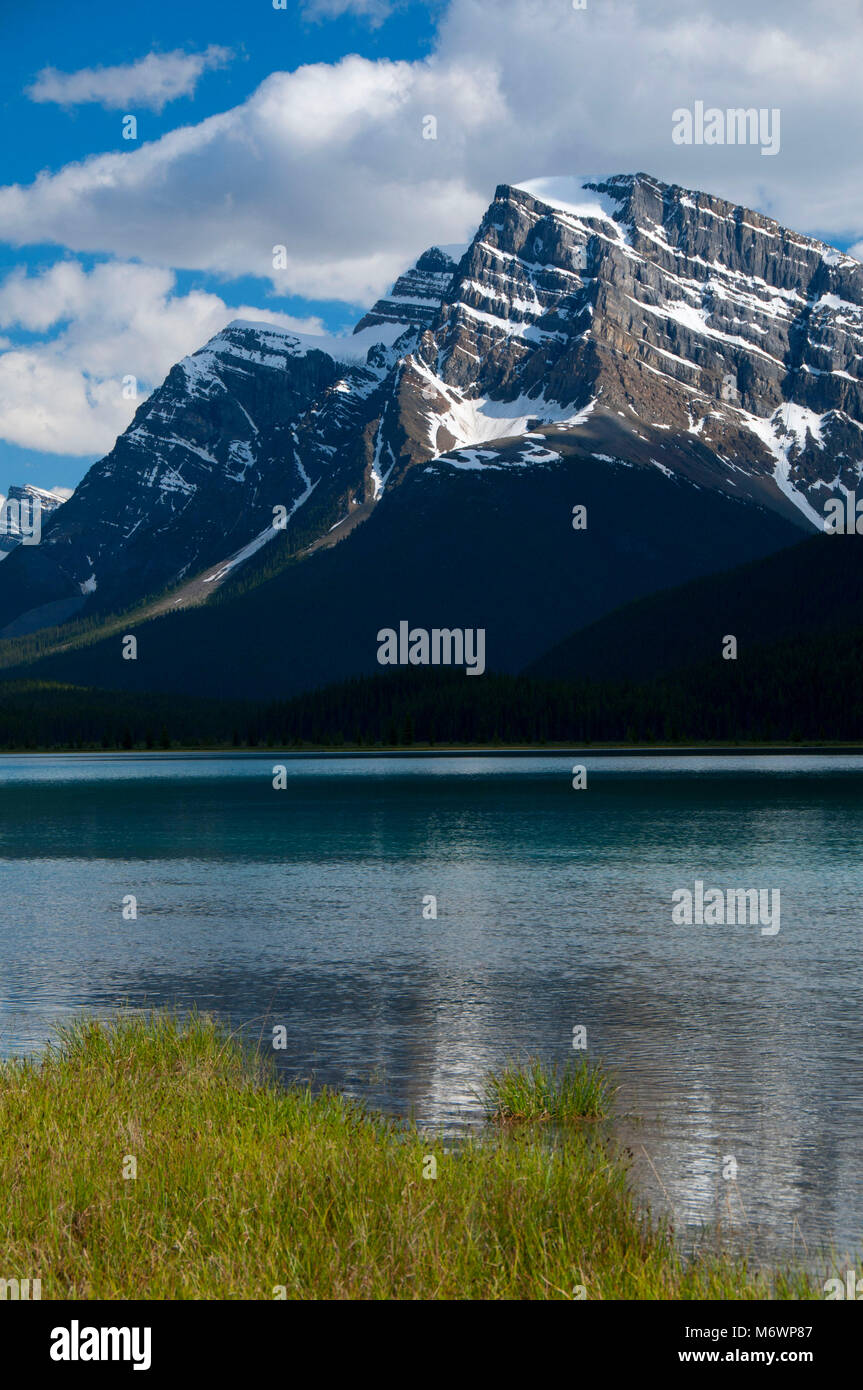Mount Patterson with Upper Waterfowl Lake, Banff National Park, Alberta ...