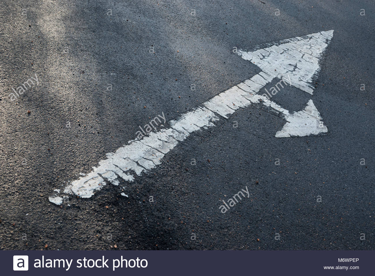 Straight On And Right Turn Arrow High Resolution Stock Photography and ...