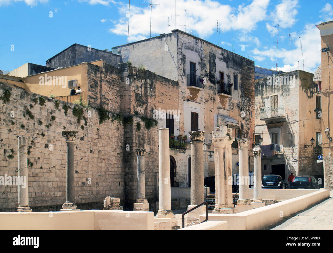 Europe, Italy,Puglia, Bari city, the old town , General view of the ...