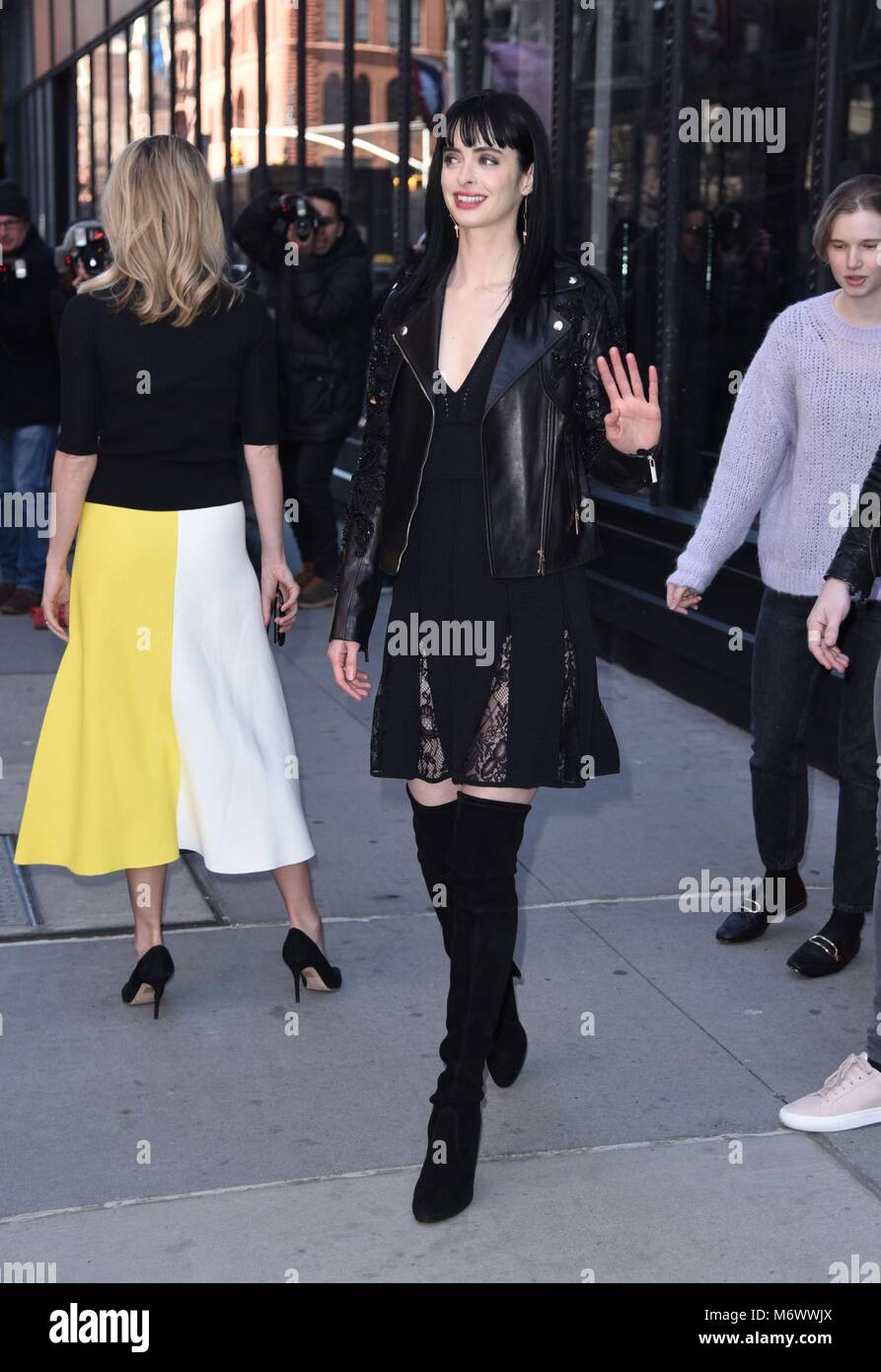 New York, NY, USA. 6th Mar, 2018. Krysten Ritter, seen at BUILD Series ...