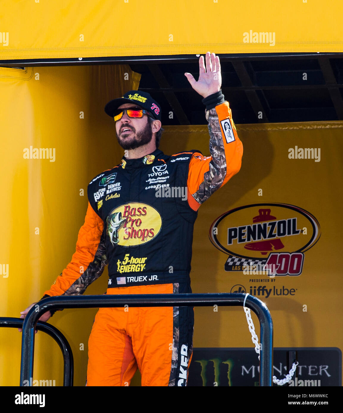 Las Vegas, NV, USA. 04th Mar, 2018. A. # 78 Martin Truex Jr introduce ...