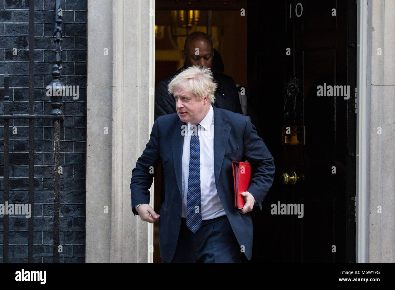 London, UK. 6th March, 2018. Boris Johnson MP, Secretary of State for ...