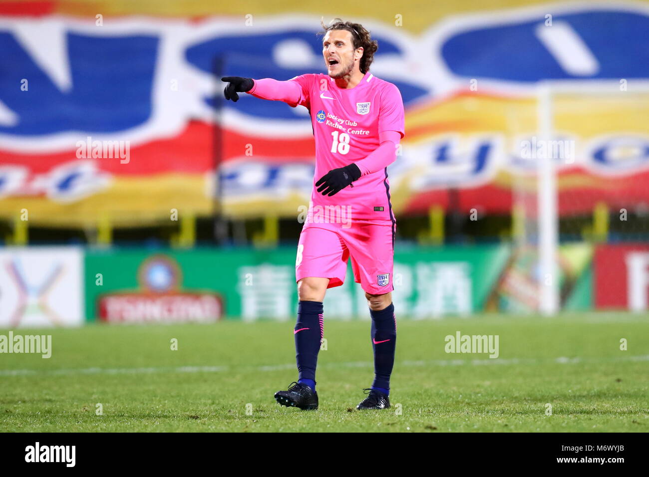 Sankyo Frontier Kashiwa Stadium, Chiba, Japan. 6th Mar, 2018. Diego ...