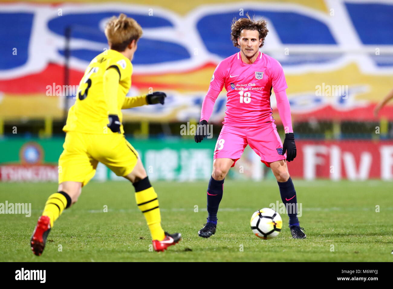 Sankyo Frontier Kashiwa Stadium, Chiba, Japan. 6th Mar, 2018. Diego ...