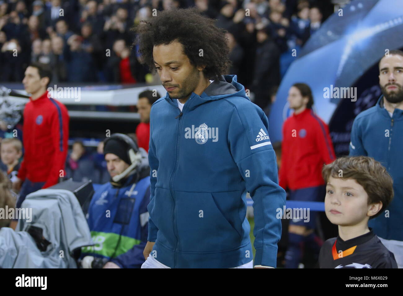 Paris, France. 6th March, 2018. Champions League eight finals, Real ...