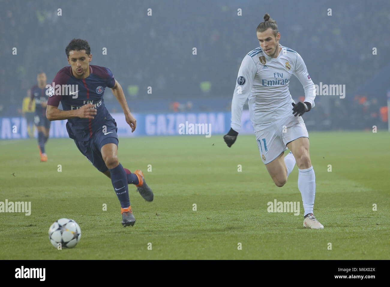 Paris, France. 6th March, 2018. Champions League eight finals, Real ...