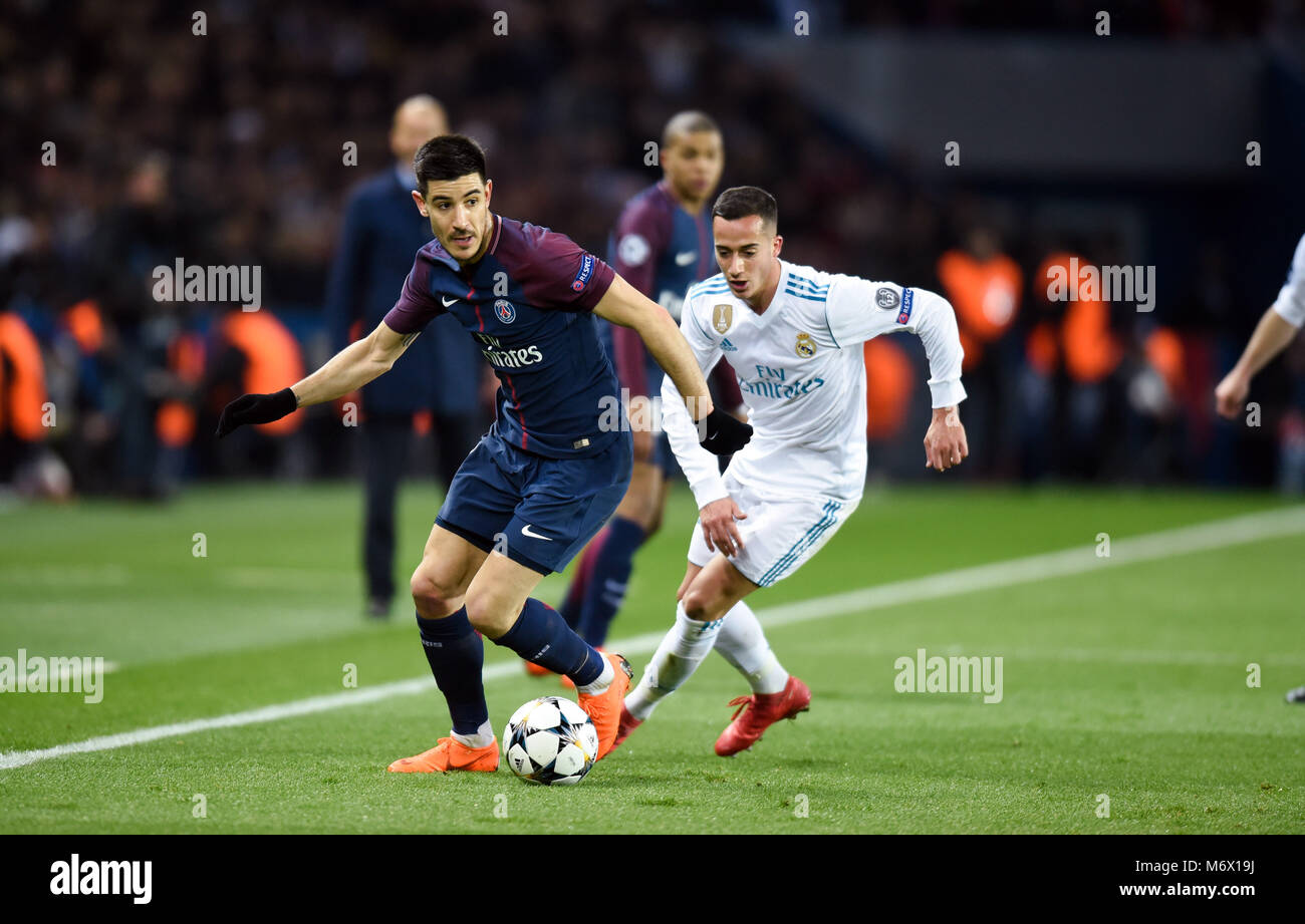 Paris, France. 6th March, 2018. UEFA Champions League fooball, 2nd leg ...