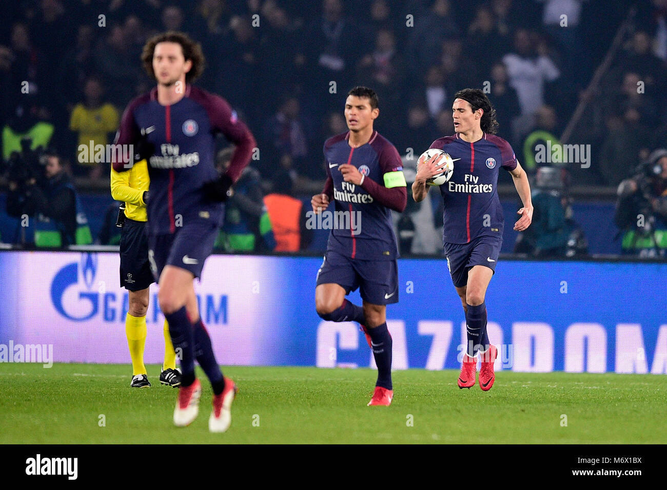 Paris, France. 6th March, 2018. UEFA Champions League fooball, 2nd leg ...