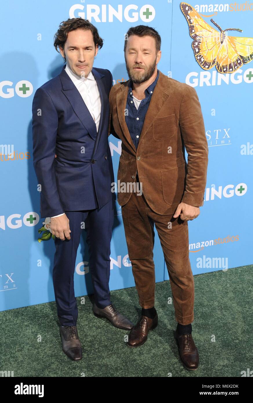 Los Angeles, CA, USA. 6th Mar, 2018. Nash Edgerton, Joel Edgerton at ...