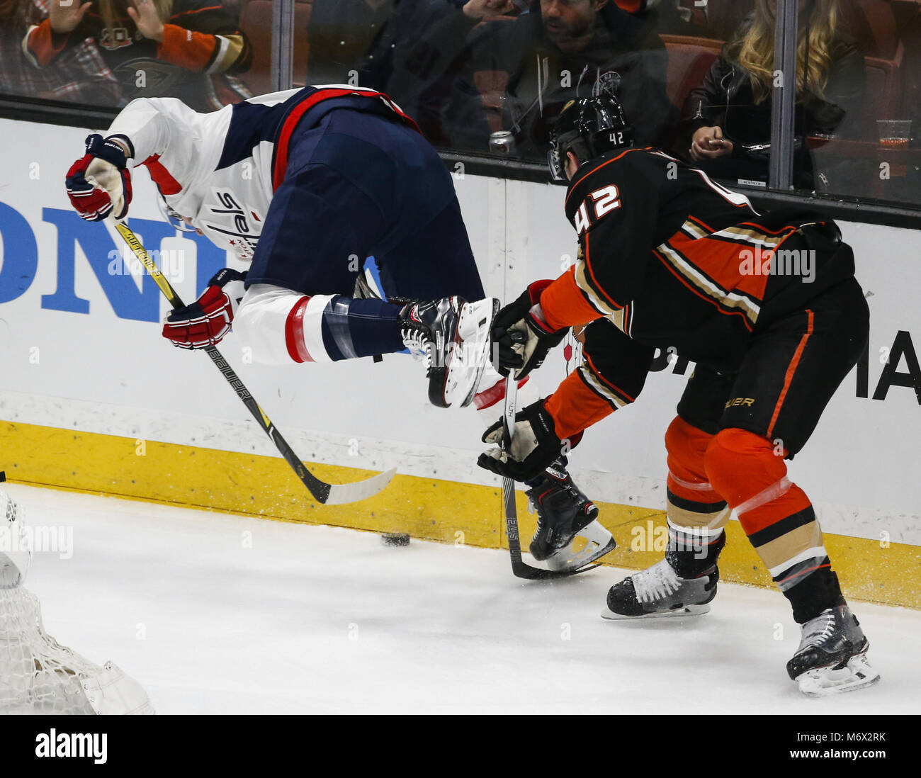 Los Angeles, California, USA. 6th Mar, 2018. Anaheim Ducks' defenseman ...