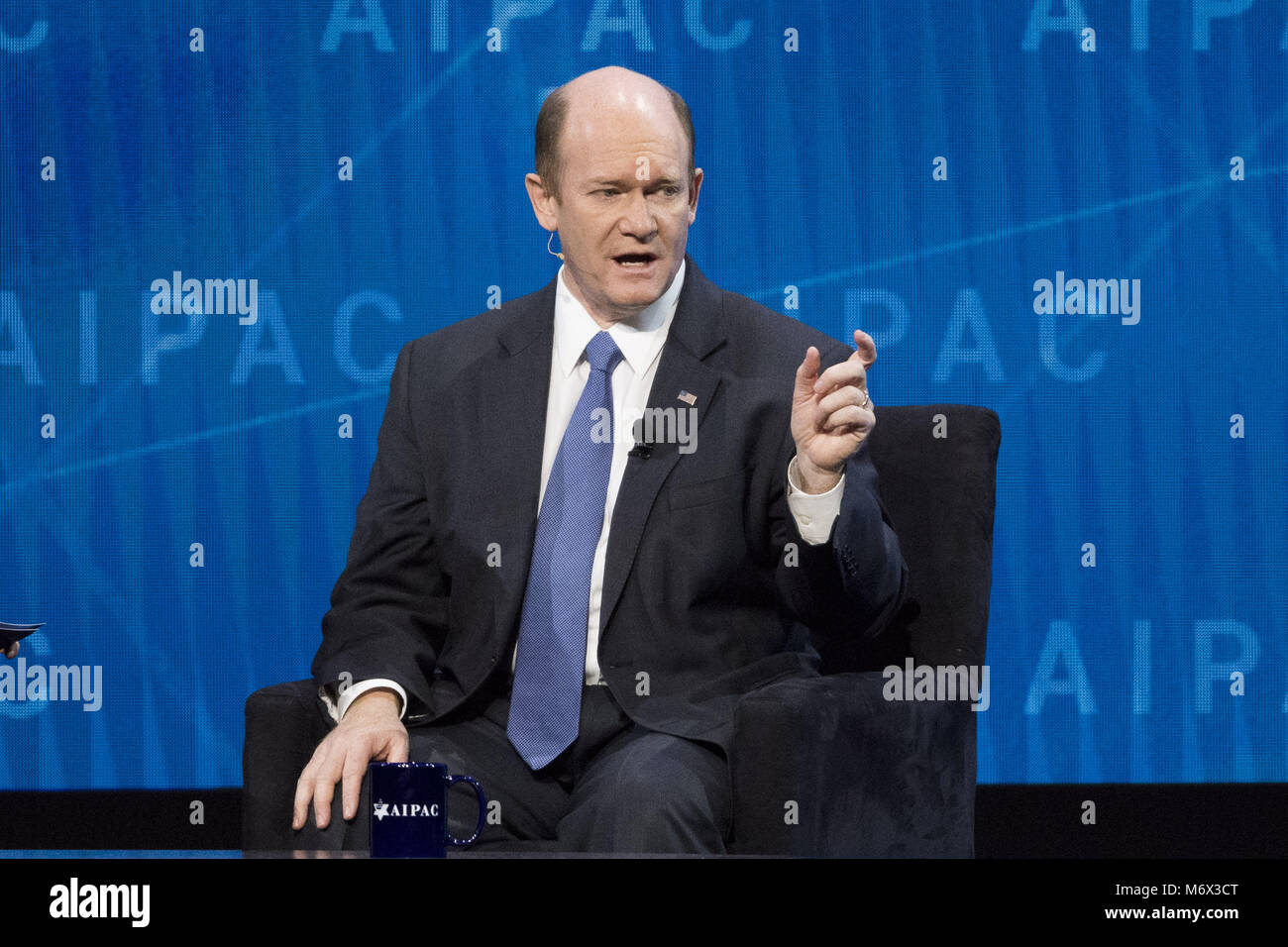 Washington, DC, USA. 6th Mar, 2018. CHRIS COONS, US Senator (D) from ...