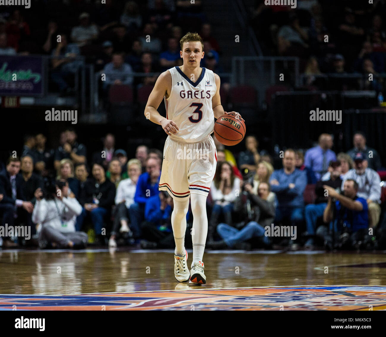 Mar 05, 2018 Las Vegas, NV, U.S.A. St. Mary's guard Emmett Naar (3 ...