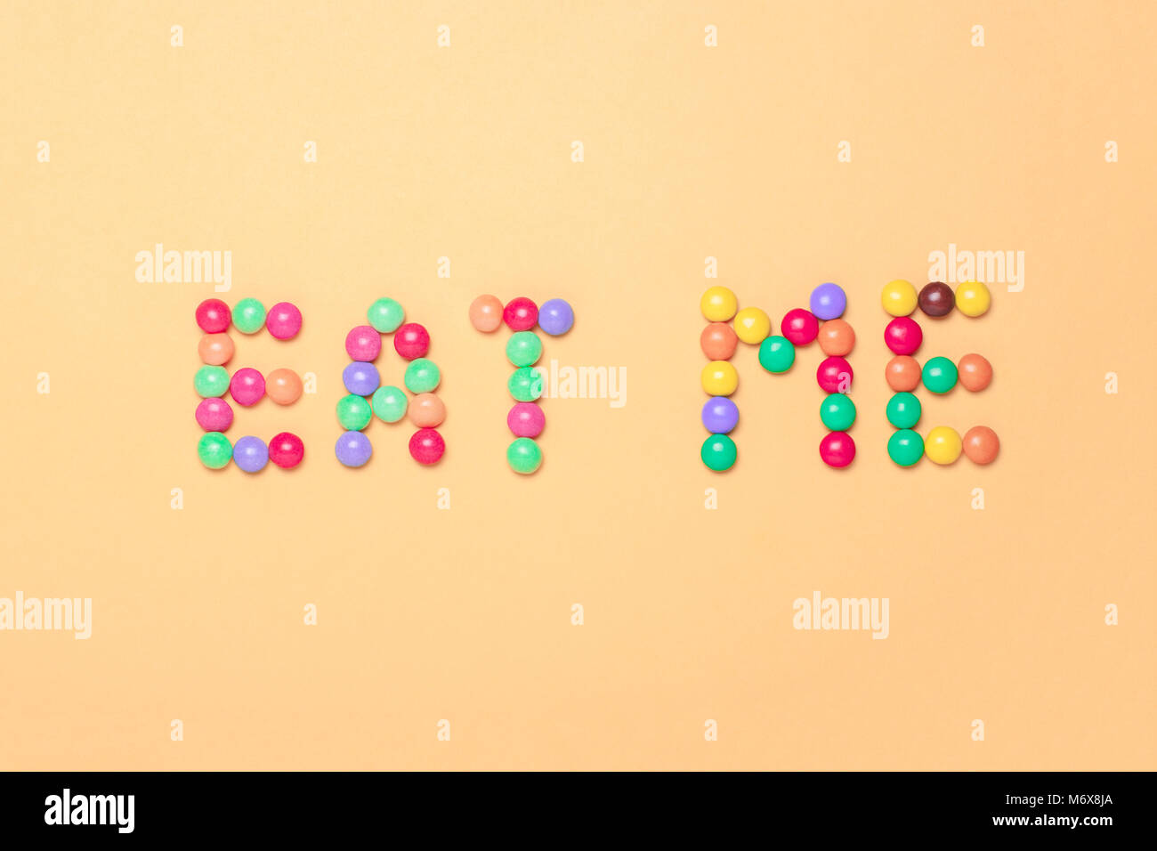 Food text lettering letter hi-res stock photography and images - Alamy