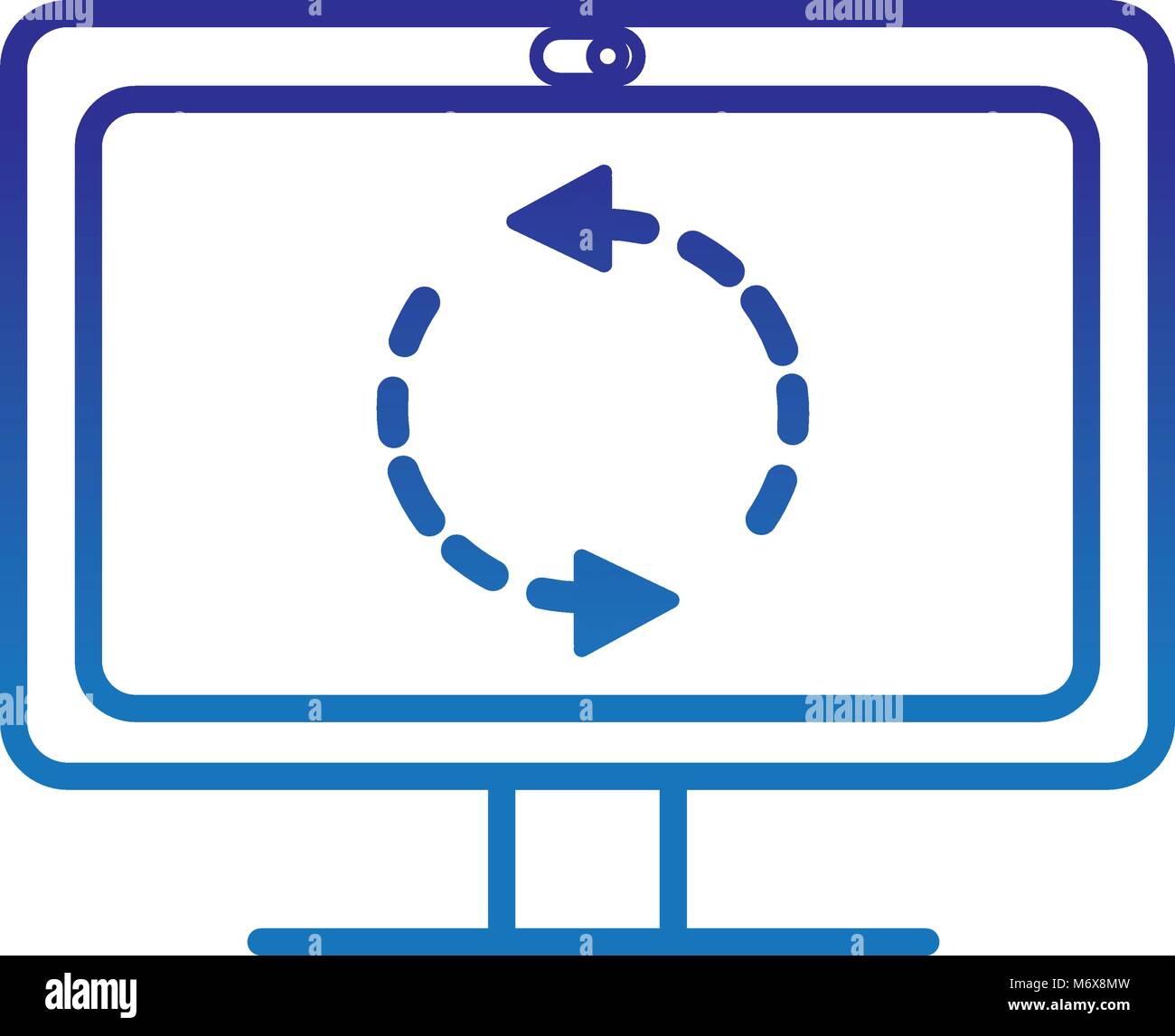 degraded line computer technology loading data information vector ...