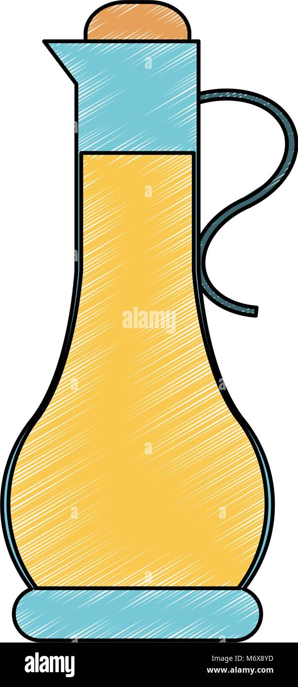 Olive oil jar vector illustration graphic design Stock Vector Image ...