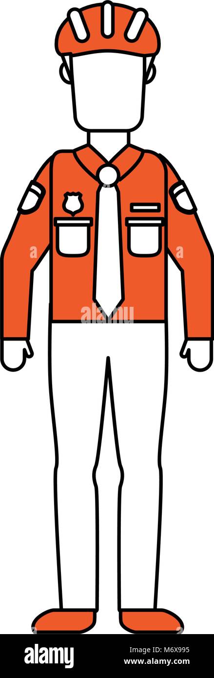 Police officer avatar vector illustration graphic design Stock Vector ...