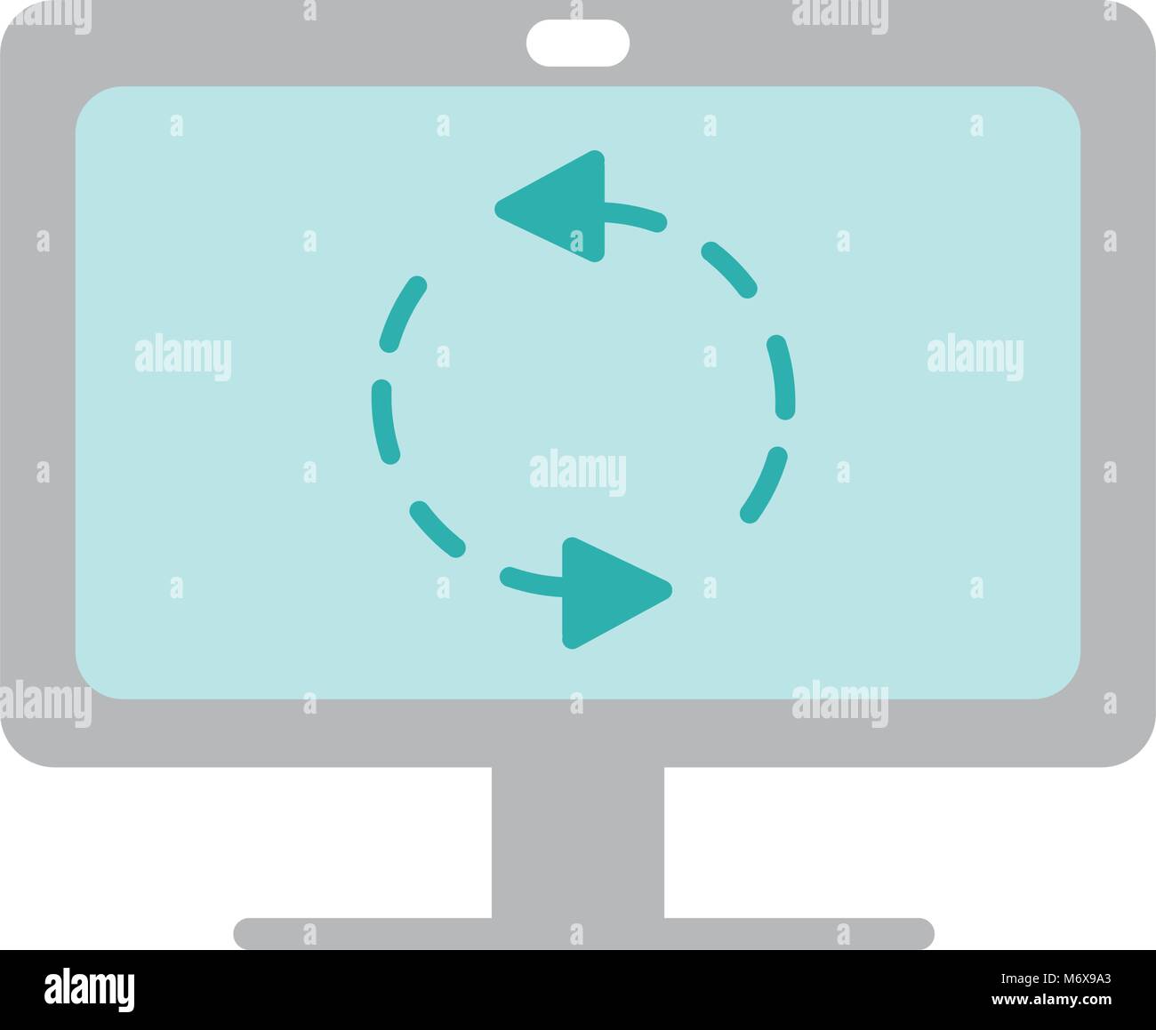 colorful computer technology loading data information vector ...